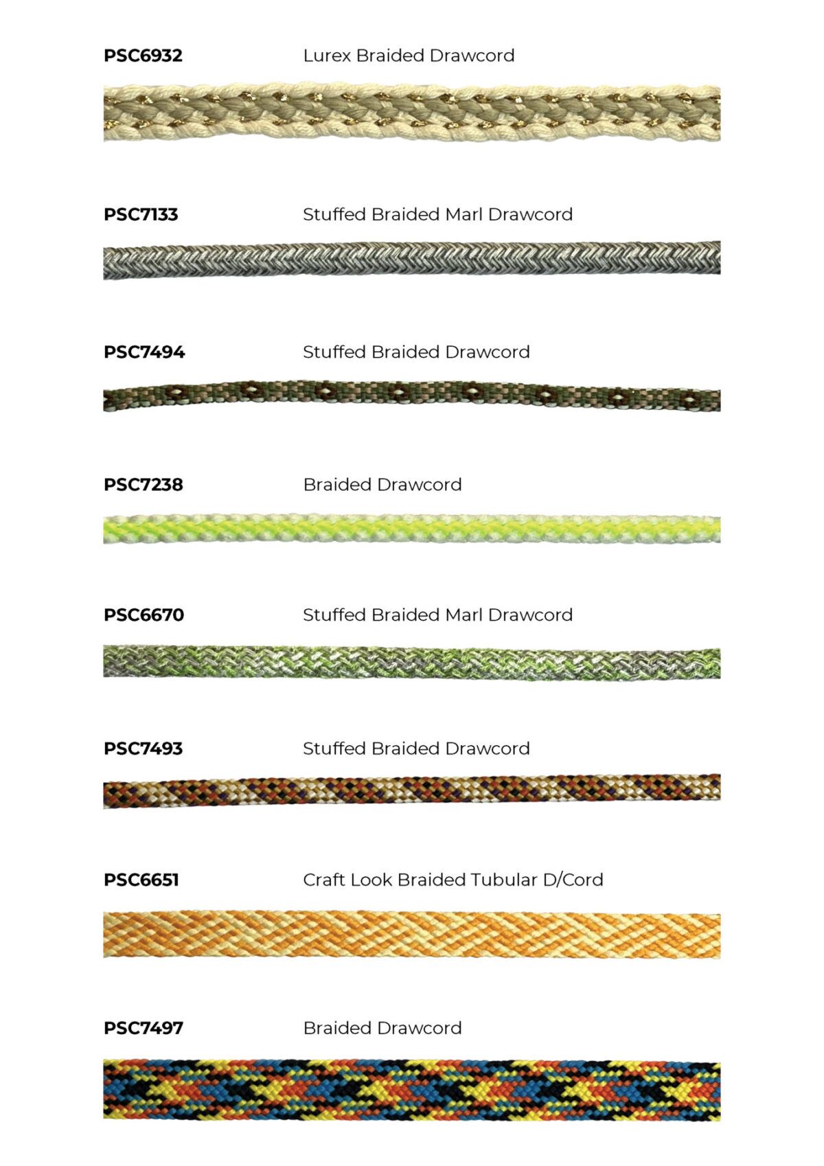 Drawcords and Tippings | Pro-Stretch