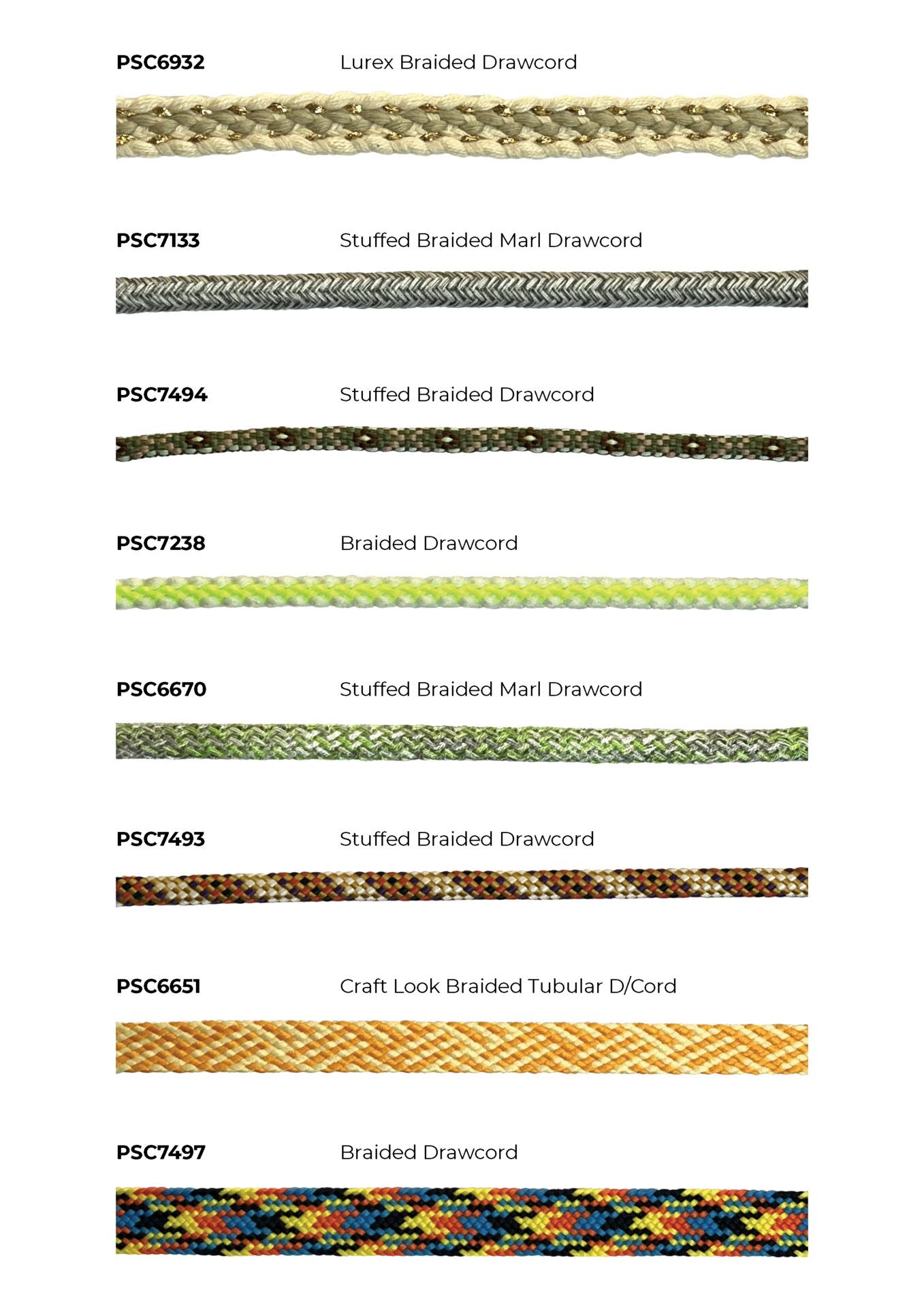 Drawcords and Tippings | Pro-Stretch