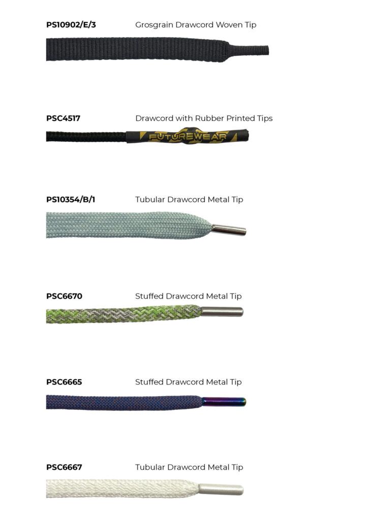 Drawcords and Tippings | Pro-Stretch